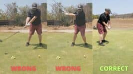 How To Fix An Over The Top Swing